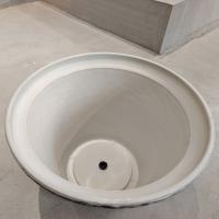 China QUANGUI QGP 90-8043 Plastic Flower Pot - 30 Unit MOQ, $3.28 Price with Built-in Drainage Holes for sale