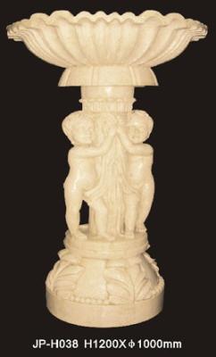 China Hand Carved Sandstone Flower Pots - Lightweight 10-Piece Minimum Order with SGS Certification for sale