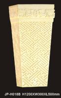 China Lightweight Sandstone Planter Pot QG-S011 - Large Round Container with SGS Certification, 10pc MOQ for sale