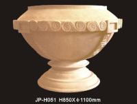 China QUANGUI Customized Lightweight Sandstone Flower Pots - 10 Piece MOQ, SGS Certified for Outdoor Garden Decoration for sale