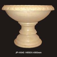 China QUANGUI Customized Lightweight Sandstone Flower Pots - 10 Piece MOQ, SGS Certified for Outdoor Garden Decoration for sale