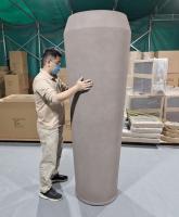 China Custom Square Fiberglass Planter with 3-5mm Wall Thickness for Indoor and Outdoor Plant Arrangements for sale
