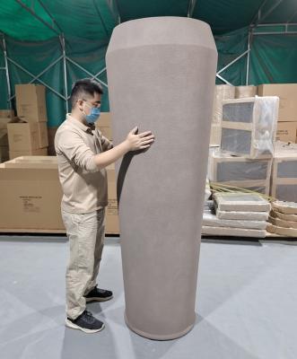 China Custom Square Fiberglass Planter with 3-5mm Wall Thickness for Indoor and Outdoor Plant Arrangements for sale