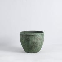 China 6-Inch GRC Planter Pots - Weather Resistant Ceramic Planters with Drainage Hole for Indoor/Outdoor Use for sale
