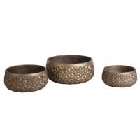 China 6-Inch GRC Planter Pots - UV Resistant Handmade Ceramic Garden Planters with Drainage Hole for sale