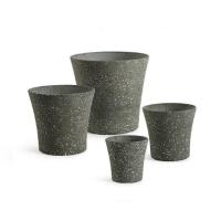 China QUANGUI QG-C012 6-Inch GRC Planter Pots - Frost Resistant Ceramic Planters for Indoor and Outdoor Gardens for sale