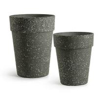 China QUANGUI QG-C012 6-Inch GRC Planter Pots - Frost Resistant Ceramic Planters for Indoor and Outdoor Gardens for sale