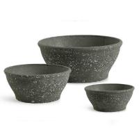 China QUANGUI QG-C013 6-Inch GRC Planter Pots - Handmade Fiber Cement Planters with UV & Frost Resistance for sale