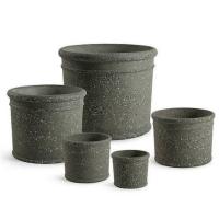 China GRC Planter Pots 5-6 Year Outdoor Lifespan Frost Resistant Fiber Cement Planters for sale
