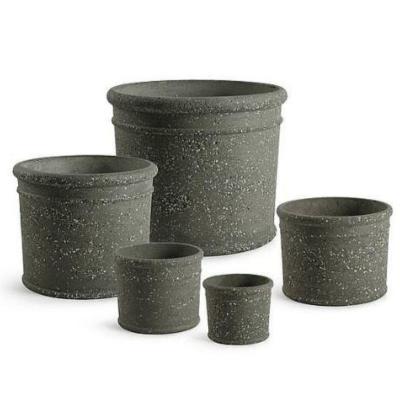 China GRC Planter Pots 5-6 Year Outdoor Lifespan Frost Resistant Fiber Cement Planters for sale
