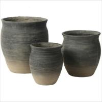 China GRC Cement Scrub Surface Planter Pots - 5-6 Year Outdoor Lifespan, Custom Finishing Options for sale