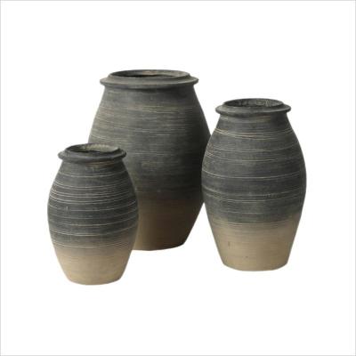 China GRC Cement Scrub Surface Planter Pots - 5-6 Year Outdoor Lifespan, Custom Finishing Options for sale