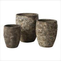 China Custom Color GRC Planter Pots - 5-6 Year Outdoor Lifespan, Frost Resistant Fiber Cement Planters for sale