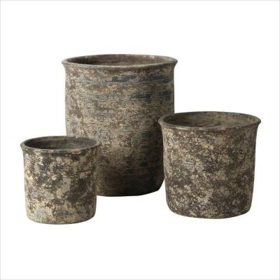 China Custom Color GRC Planter Pots - 5-6 Year Outdoor Lifespan, Frost Resistant Fiber Cement Planters for sale