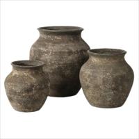 China Custom GRC Planters Dual Drainage Holes Matte Surface 5-6 Year Outdoor Lifespan for sale