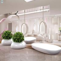 China Lightweight Fiberglass Resin Furniture Sets - 45-50 Day Production, Custom Colors & Designs for Indoor/Outdoor Use for sale