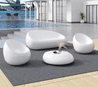 China Fiberglass Resin Furniture Sets - Lightweight Outdoor & Indoor Tables & Chairs with 15-Day Samples for sale