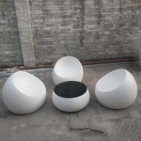 China Fiberglass Resin Furniture Sets - Lightweight Outdoor & Indoor Tables & Chairs with 15-Day Samples for sale