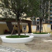 China QG-FP0001 Fiberglass Furniture Sets - 45-50 Day Production, 10 Set MOQ for Outdoor Gardens and Commercial Use for sale