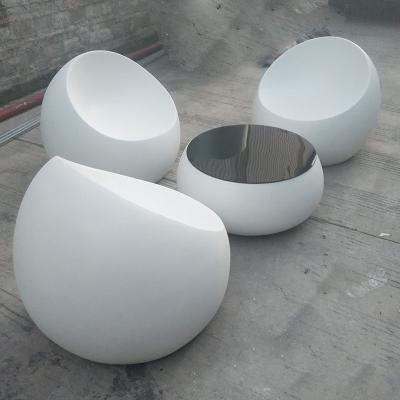 China Custom Fiberglass Resin Furniture Sets - Lightweight 45-50 Day Production with 1000 Sets Monthly Capacity for sale