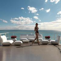 China Fiberglass Resin Outdoor Furniture Sets - 45-50 Day Production, Lightweight FRP Tables & Chairs for sale