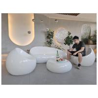China White Fiberglass Table Chair Set 4-Piece Outdoor Furniture with 45-50 Day Production and 1000 Sets Monthly Capacity for sale