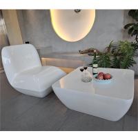 China Custom Fiberglass Resin Furniture Sets - 45-50 Day Production, Lightweight Outdoor Tables & Chairs for sale