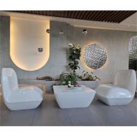 China Custom Fiberglass Resin Furniture Sets - 45-50 Day Production, Lightweight Outdoor Tables & Chairs for sale