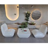 China Custom Fiberglass Resin Furniture Sets - 45-50 Day Production, Lightweight Outdoor Tables & Chairs for sale