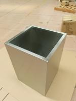 China Custom 1.5mm Stainless Steel Rectangular Garden Planter - Extra Large Metal Flower Pot with Weatherproof Design for sale