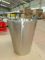 China Custom 1.5mm Stainless Steel Rectangular Garden Planter - Extra Large Metal Flower Pot with Weatherproof Design for sale