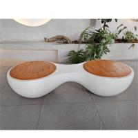 China White Fiberglass Furniture Sets - Lightweight FRP Tables & Chairs with 45-50 Day Production, CE/ISO9001 Certified for sale