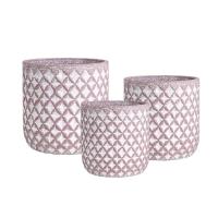 China QUANGUI GRC Cement Planter Pots 80cm Modern Durable Fiber Concrete Planters for Indoor Outdoor Garden for sale