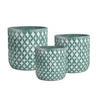 China QUANGUI GRC Cement Planter Pots 80cm Modern Durable Fiber Concrete Planters for Indoor Outdoor Garden for sale