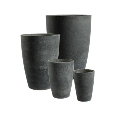 China Garden GRC Planter Pots Hand Carved Fireproof Waterproof for sale
