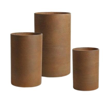 China GRC Planter Pots Archaic Style Large Cement Flower Planters Waterproof Fireproof 5-6 Years Outdoor for sale
