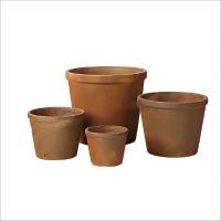 China Ornate Architectural Cement Planter Pots Hand Carved For Courtyard Decor for sale