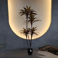 China Plastic Green Artificial Plants Indoor / Outdoor Artificial Flowers 140cm for sale