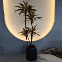 China Plastic Green Artificial Plants Indoor / Outdoor Artificial Flowers 140cm for sale