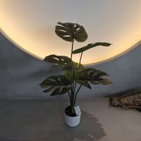 China 70cm Artificial Monstera Tree Artificial House Plants For Indoor / Outdoor for sale
