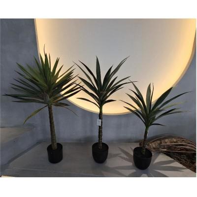 China UV Resistant Artificial Agave Tree 100-120CM for Indoor Outdoor Decor for sale