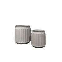 China Modern Durable Fiber Clay Planter Guaranteed 5-6 Years for sale