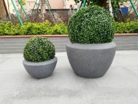 China Fiber Clay Planter 550x380mm Indoor Outdoor Durable Frost Resistant 7-8 Year Lifespan for sale