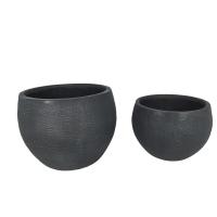 China Fiber Clay Planter Waterproof Fireproof Flower Pot 300mm 410mm Custom for sale