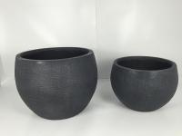 China Fiber Clay Planter Waterproof Fireproof Flower Pot 300mm 410mm Custom for sale