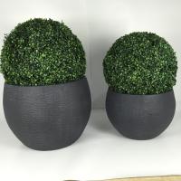 China Fiber Clay Planter Waterproof Fireproof Flower Pot 300mm 410mm Custom for sale