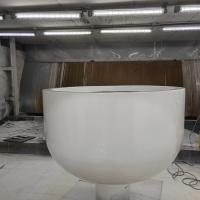 China Fiberglass Flower Pots Lightweight GRP Planter Box for Indoor Outdoor Decor Custom Size for sale