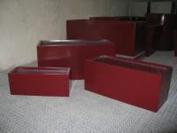 China QUANGUI QG-FP Fiberglass Plant Pot Customizable Matte Glossy Finish 30pcs MOQ for sale