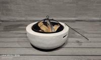 China Quangui Firepit D600×H380MM Round Ethanol Fuel Outdoor & Indoor Heating Solution for sale