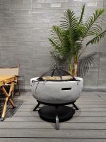 China Quangui Firepit D600×H380MM Round Ethanol Fuel Outdoor & Indoor Heating Solution for sale